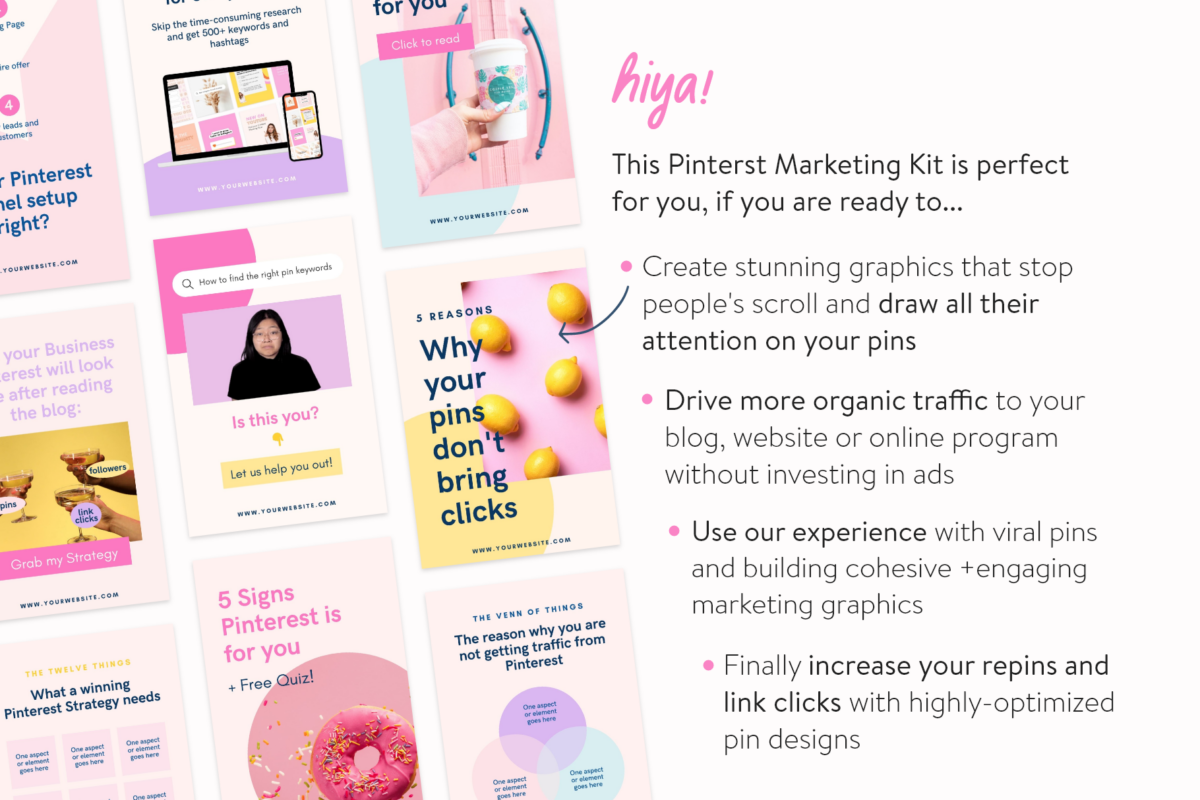 100+ Pin Power Marketing Kit for Pinterest - My Social Boutique