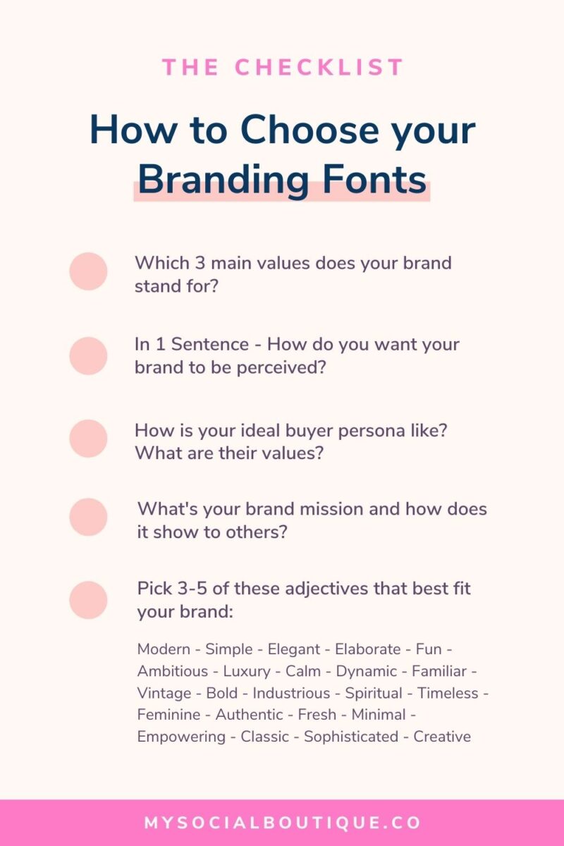 The Ultimate Canva Fonts Guide - My Social Boutique