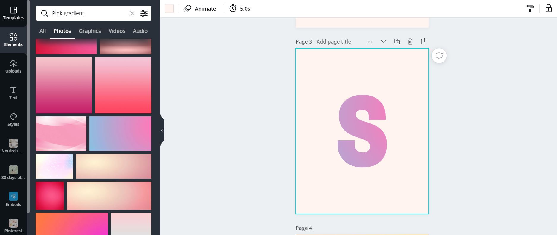 How to create a Gradient Logo in Canva - My Social Boutique