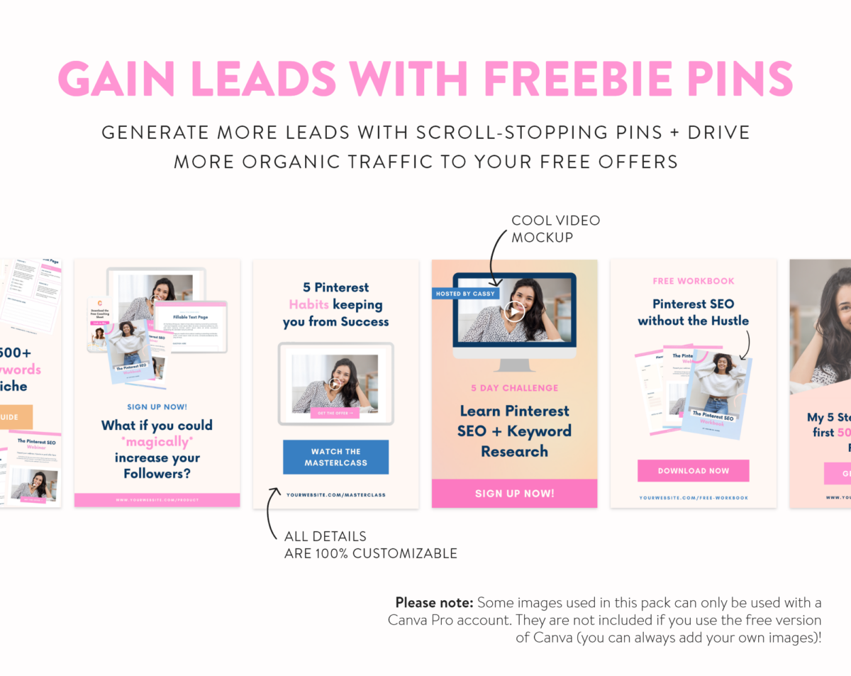 Digital Product Pinterest Templates Pack - My Social Boutique