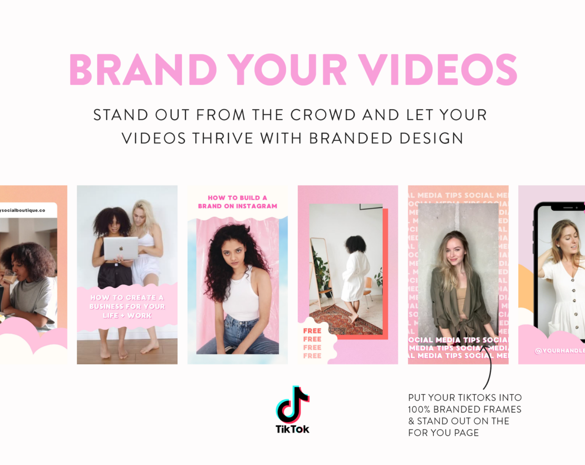TikTok Video Marketing Templates Pack - My Social Boutique