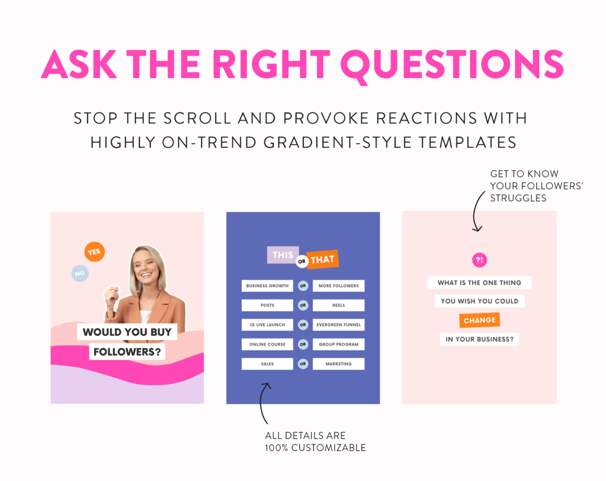 Questions & Answers Instagram Template Pack - My Social Boutique