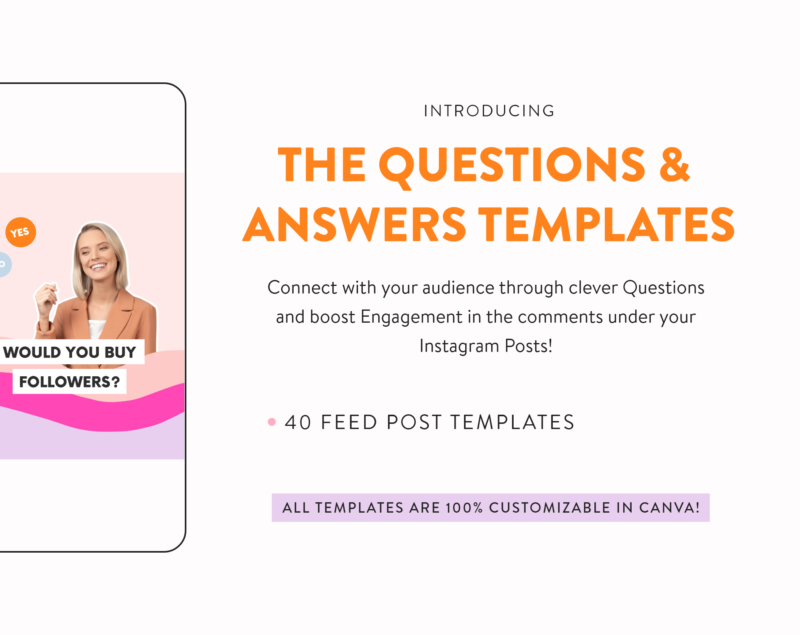 Questions & Answers Instagram Template Pack - My Social Boutique