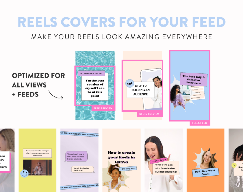 Instagram Reels Challenge Templates Pack - My Social Boutique