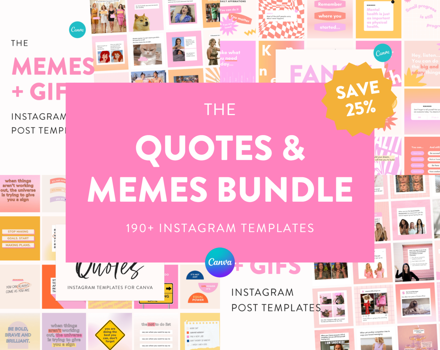 Memes & Quotes Instagram Bundle - My Social Boutique