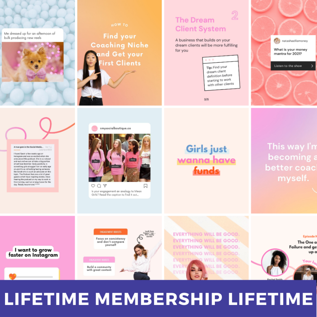 Facebook Group Template Pack for Canva - My Social Boutique