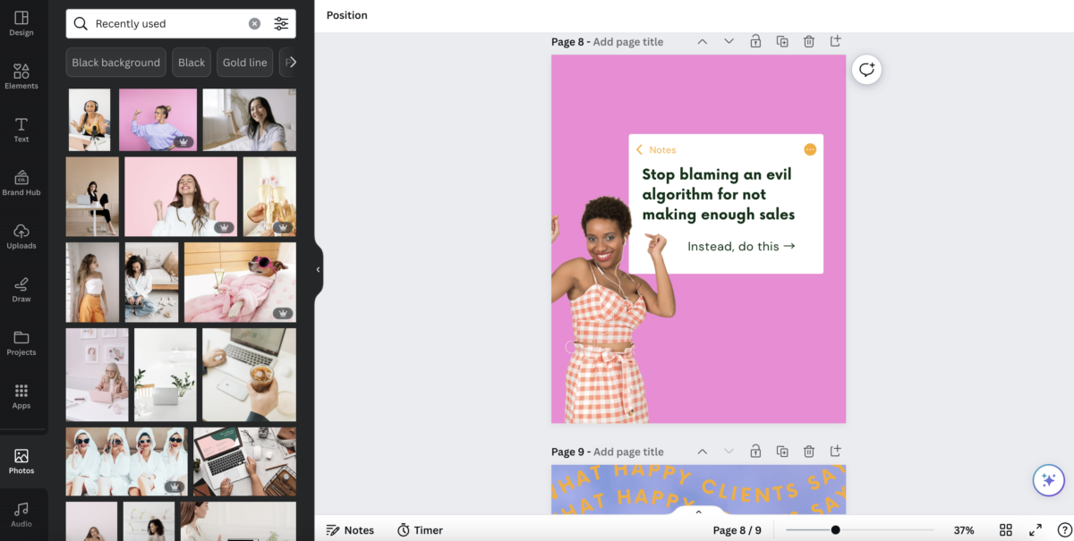 Designer Tips: How to make Canva Templates look like Your Brand - My ...