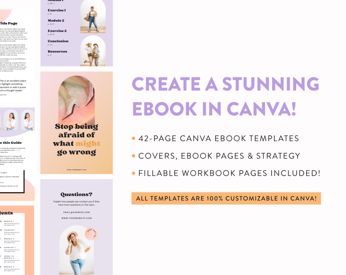 Ultimate Ebook Templates for Canva - My Social Boutique