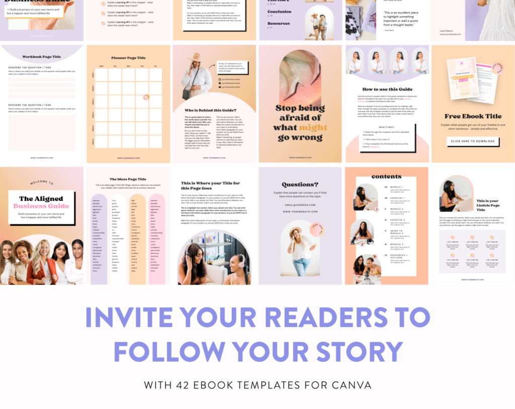 Ultimate Ebook Templates for Canva - My Social Boutique