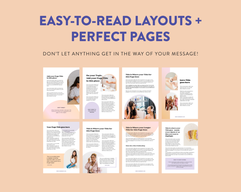 Ultimate Ebook Templates for Canva - My Social Boutique