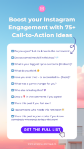 75+ Powerful Call to Action (CTA) Ideas for Instagram Engagement