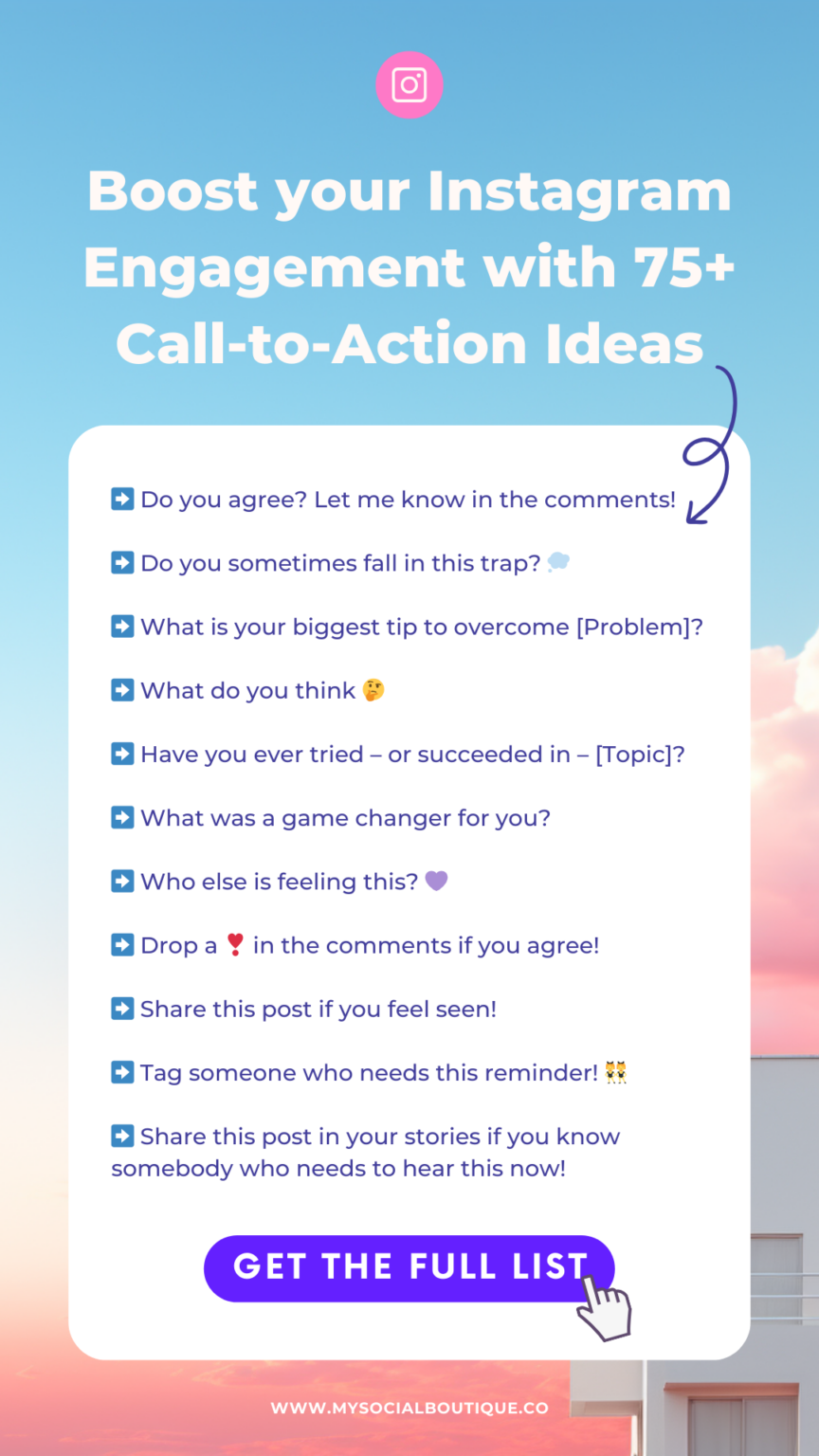 75+ Powerful Call to Action (CTA) Ideas for Instagram Engagement
