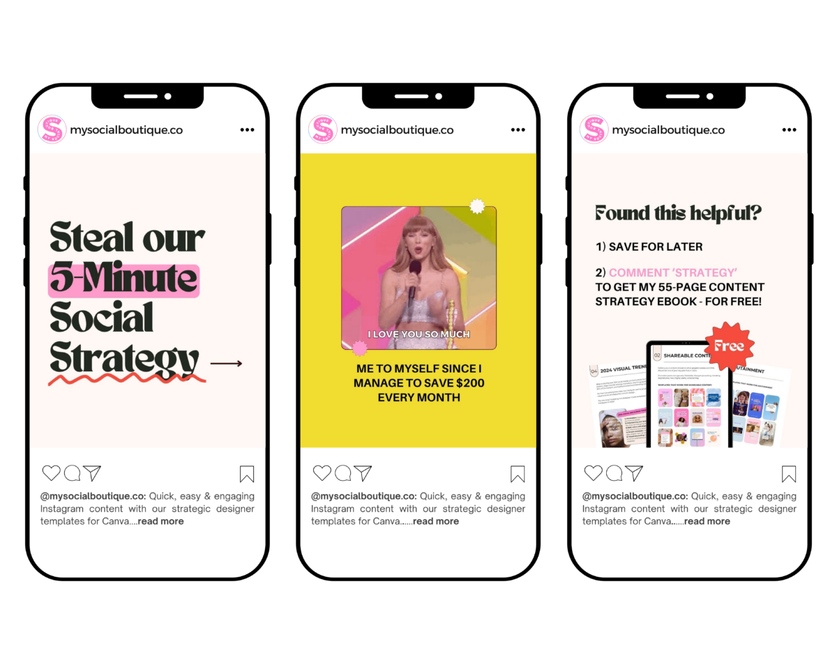 The Simple Instagram Carousel Posts - My Social Boutique