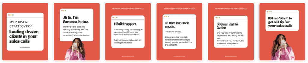5 Carousel Posts You Can Create in 5 Minutes to win 5 New Clients - My ...