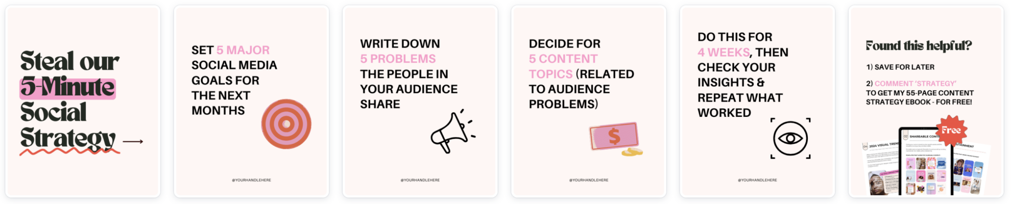 5 Carousel Posts You Can Create in 5 Minutes to win 5 New Clients - My ...