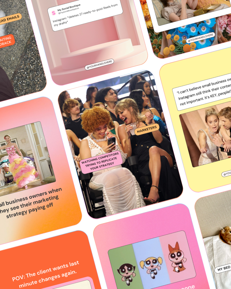 Viral Instagram Memes for Canva - My Social Boutique