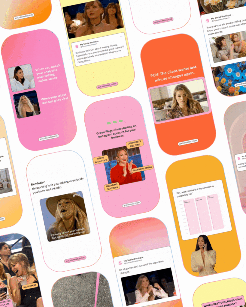 Viral Instagram Memes for Canva - My Social Boutique