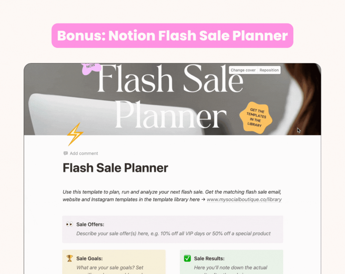 Flash Sale Marketing Success Pack - My Social Boutique