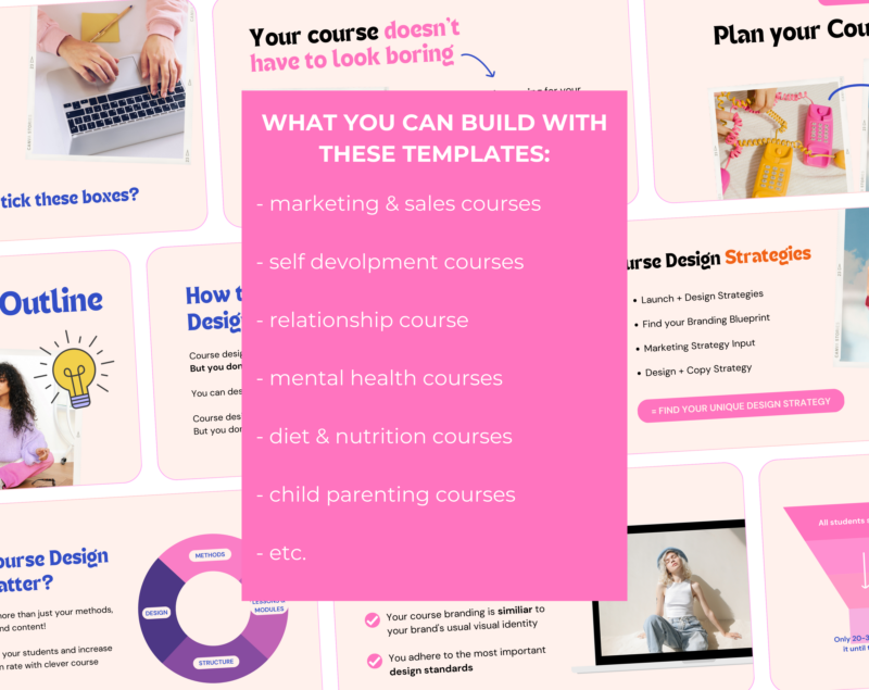 Ultimate Course Creator Slide Deck for Canva - My Social Boutique
