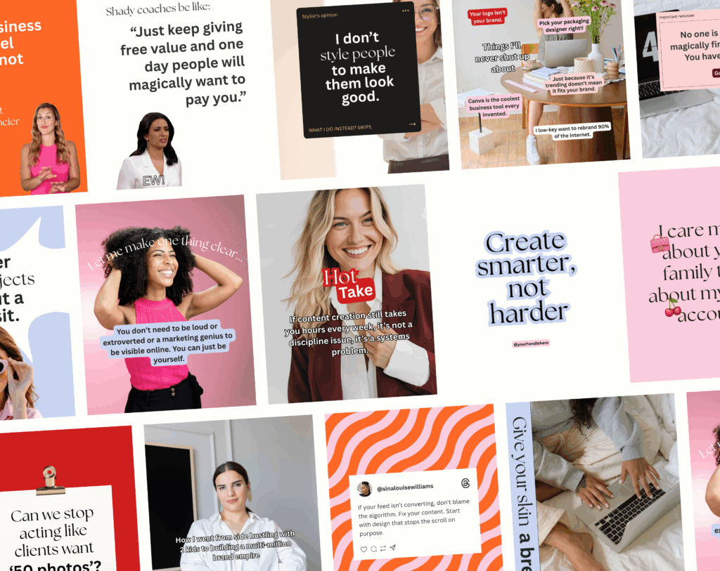 Bold Statement Instagram Templates - My Social Boutique